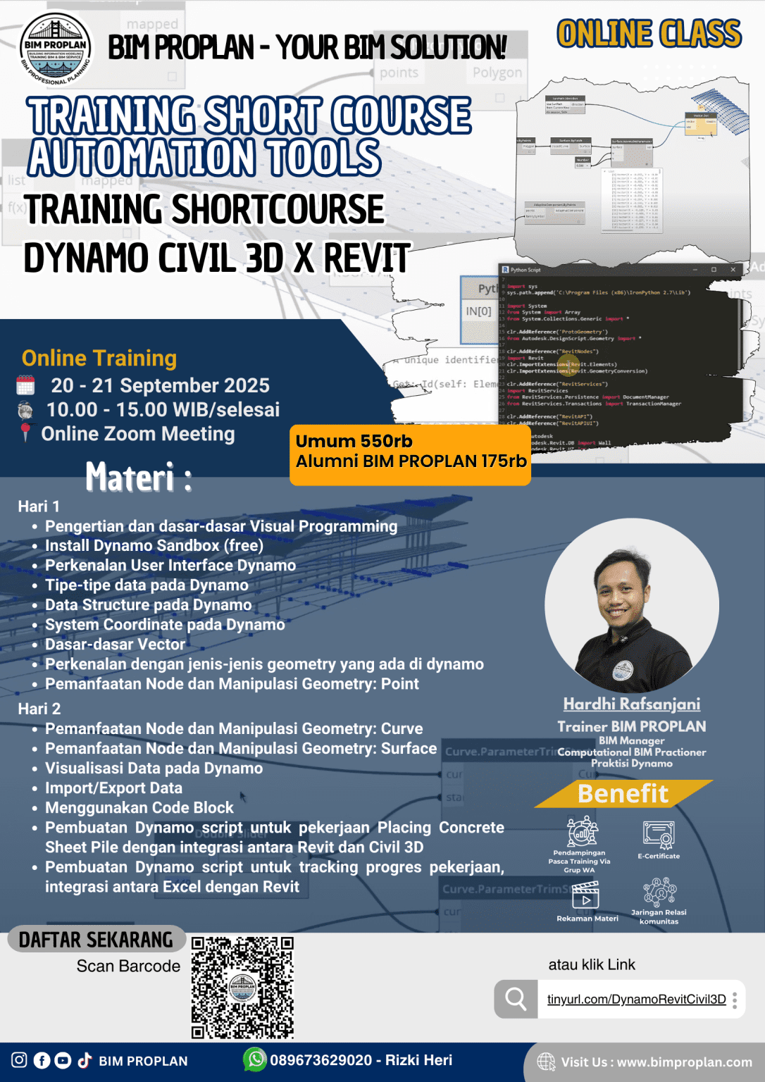 Online | Training Short Course Training Shortcourse Dynamo Integrasi ...